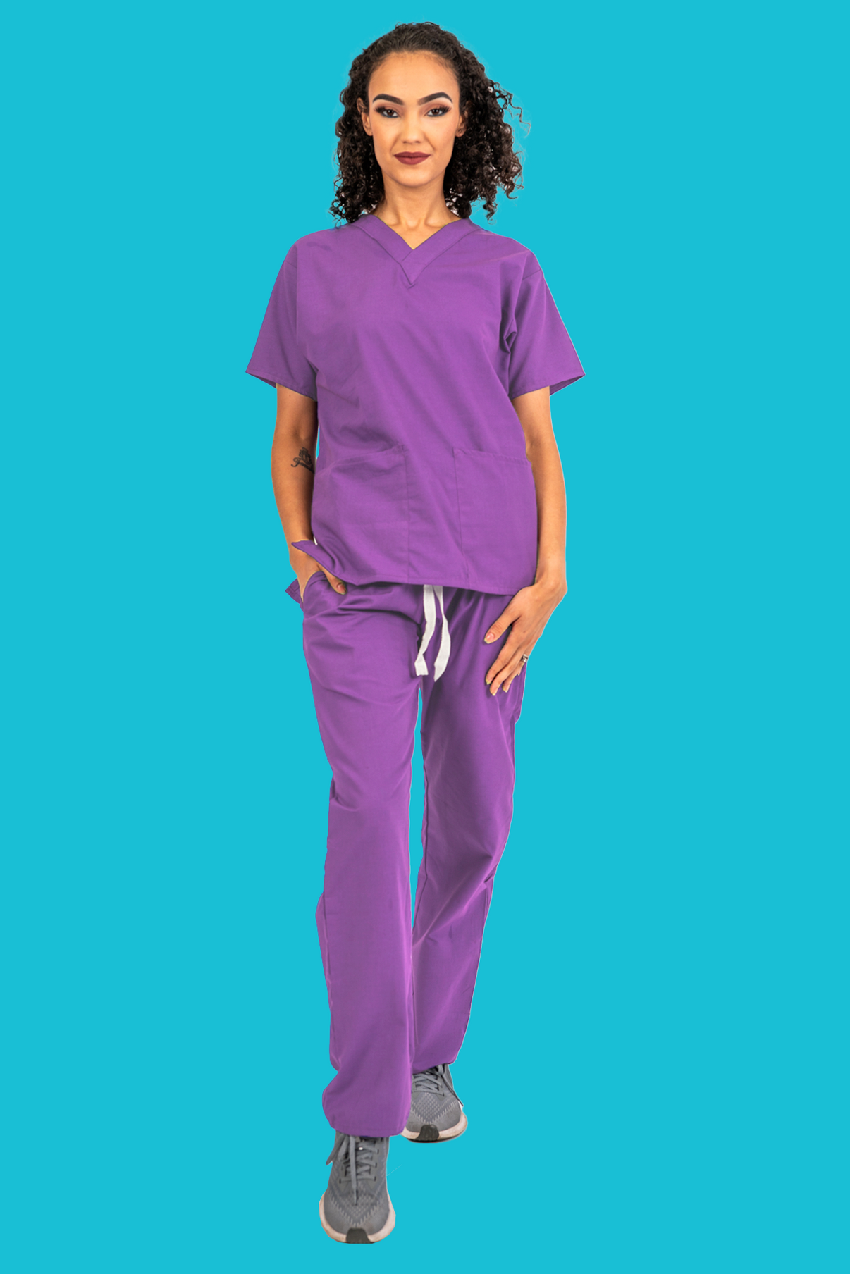 Violet Scrub Set – Pretty Girl Scrubs